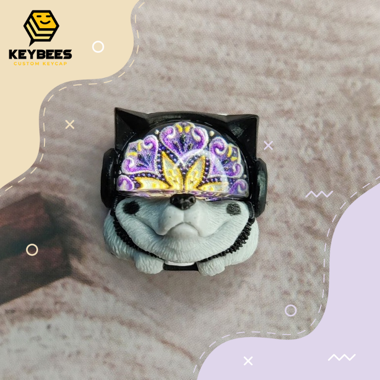 Artisan Keycap - handmade resin mechanical keyboard button Sirius ...