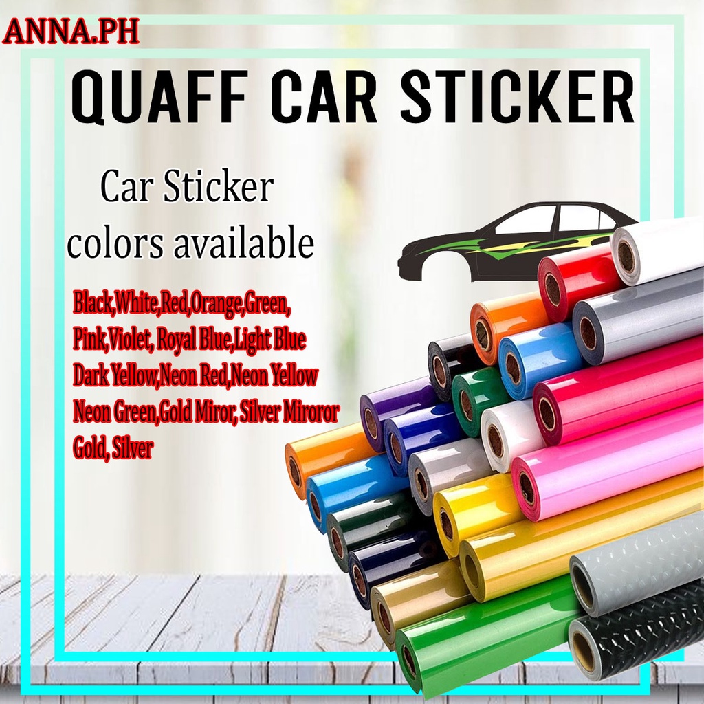 QUAFF Car Decal Stickers for Car / Motor / Window 24 inch x 10 meter (1 ...