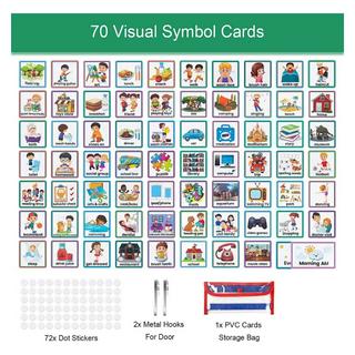 KING Visual Schedule for Home Day Night Autism Routine Chart Cards ...