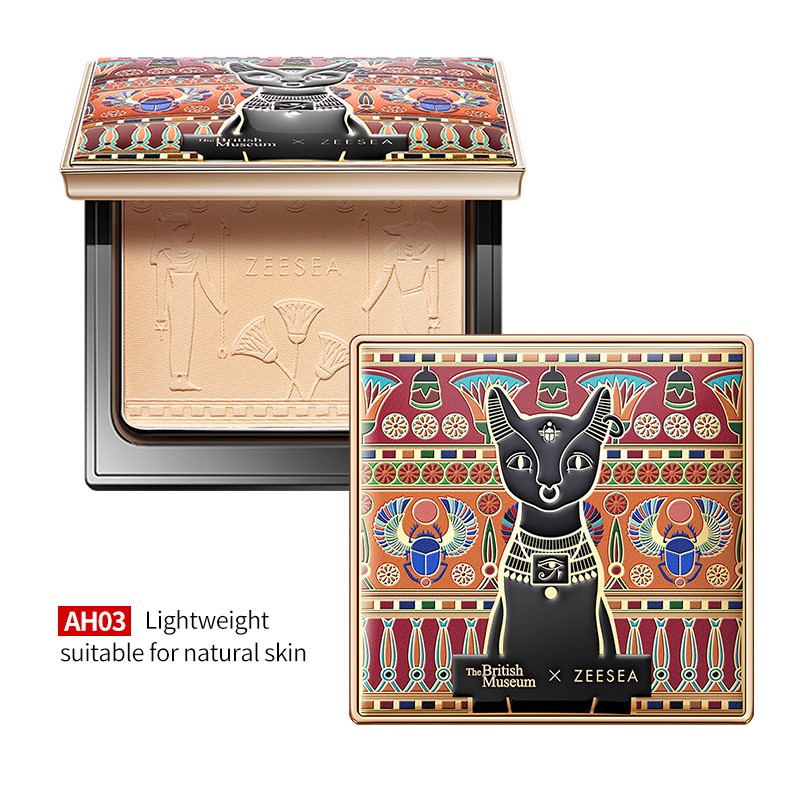 ZEESEA British Museum Face Powder Oil Control Waterproof Compact ...