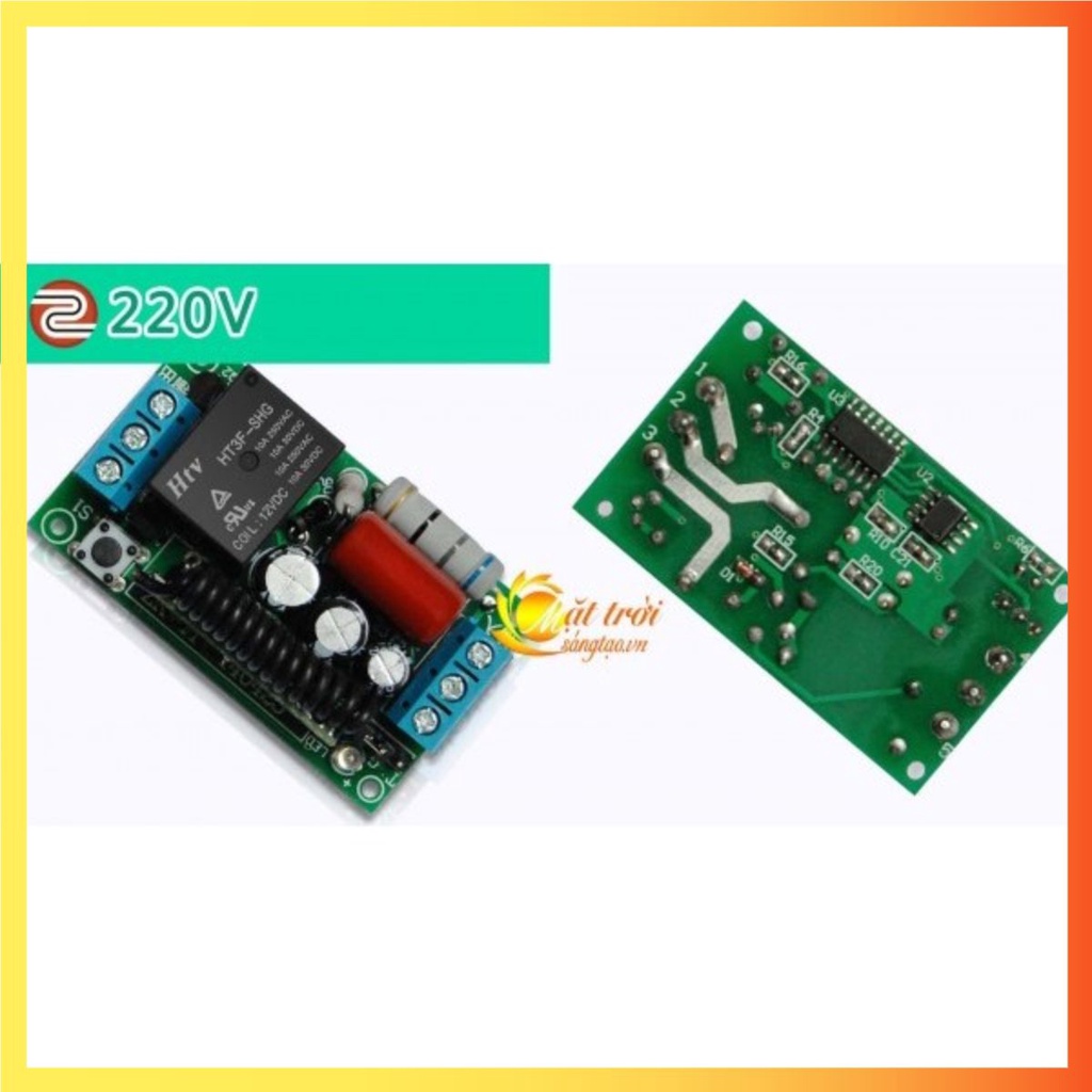 Remote control switch circuit with 1 RF command learning port and 3 ...