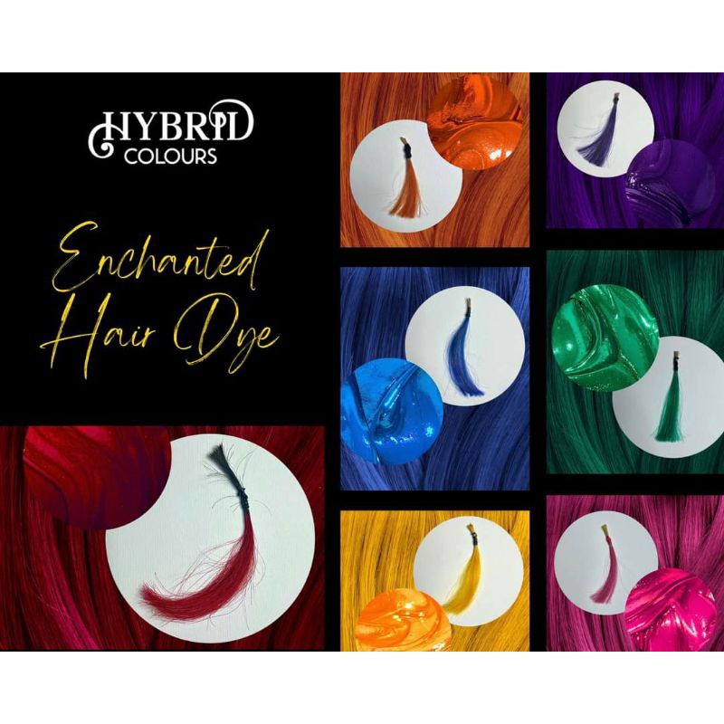 Hybrid Colours ENCHANTED HAIR DYE 100g Semi Permanent Hair Color ...
