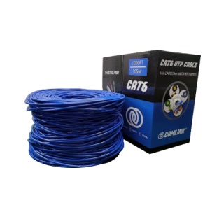 COMLINK CAT6 INDOOR Quality UTP Ethernet LAN Cable 305m | Shopee ...