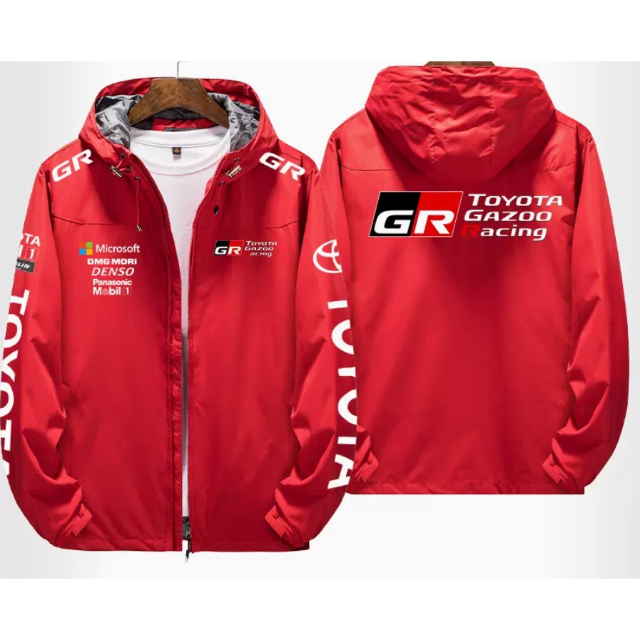 Toyota Custom GR Racing Suit Hoodie Highlander CAMRY Yaris RAV4 Crown ...