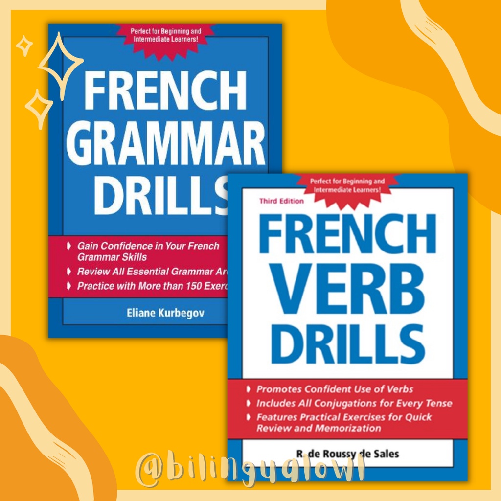 French Grammar and Verb Drills (3rd Edition) | Shopee Philippines