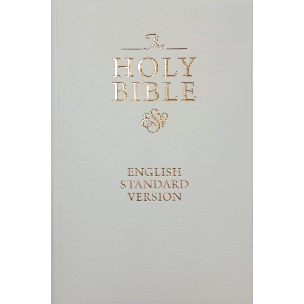 PCBS ESV032 The Holy Bible Imitation Leather White - Compact | Shopee ...