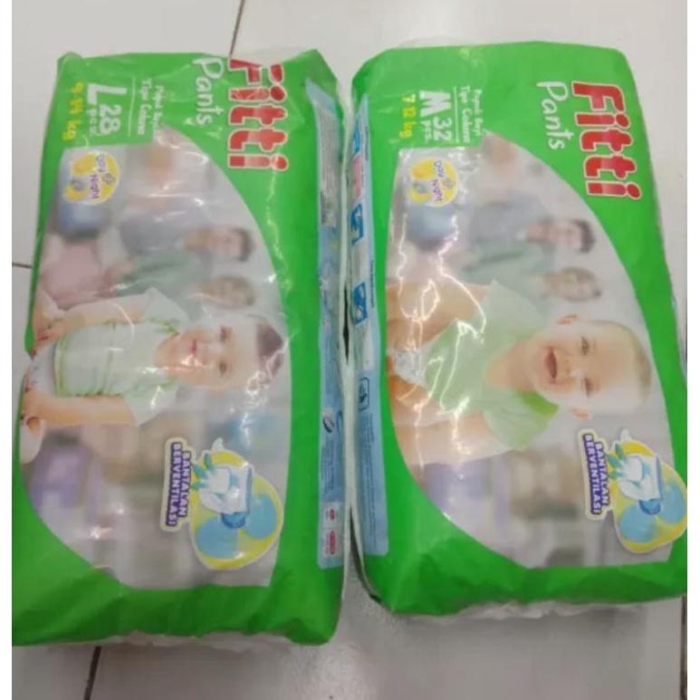 Pampers fitti M32 L28 | Shopee Philippines