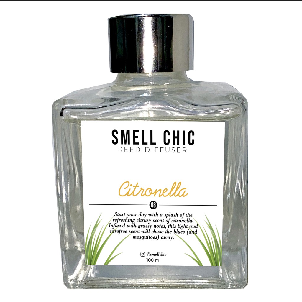 Smell Chic Citronella Reed Diffuser 100ML | Shopee Philippines