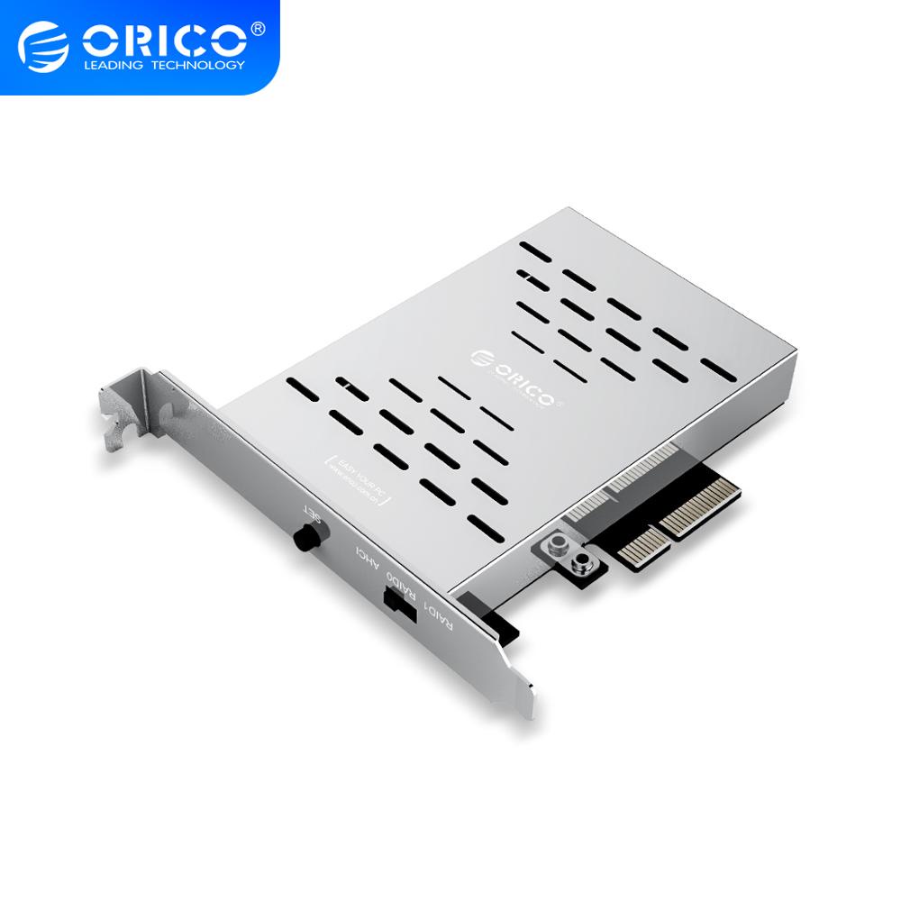 ORICO PCl-E M.2 SSD Card Desktop Disk Array Card PCI-E M.2 SSD ...