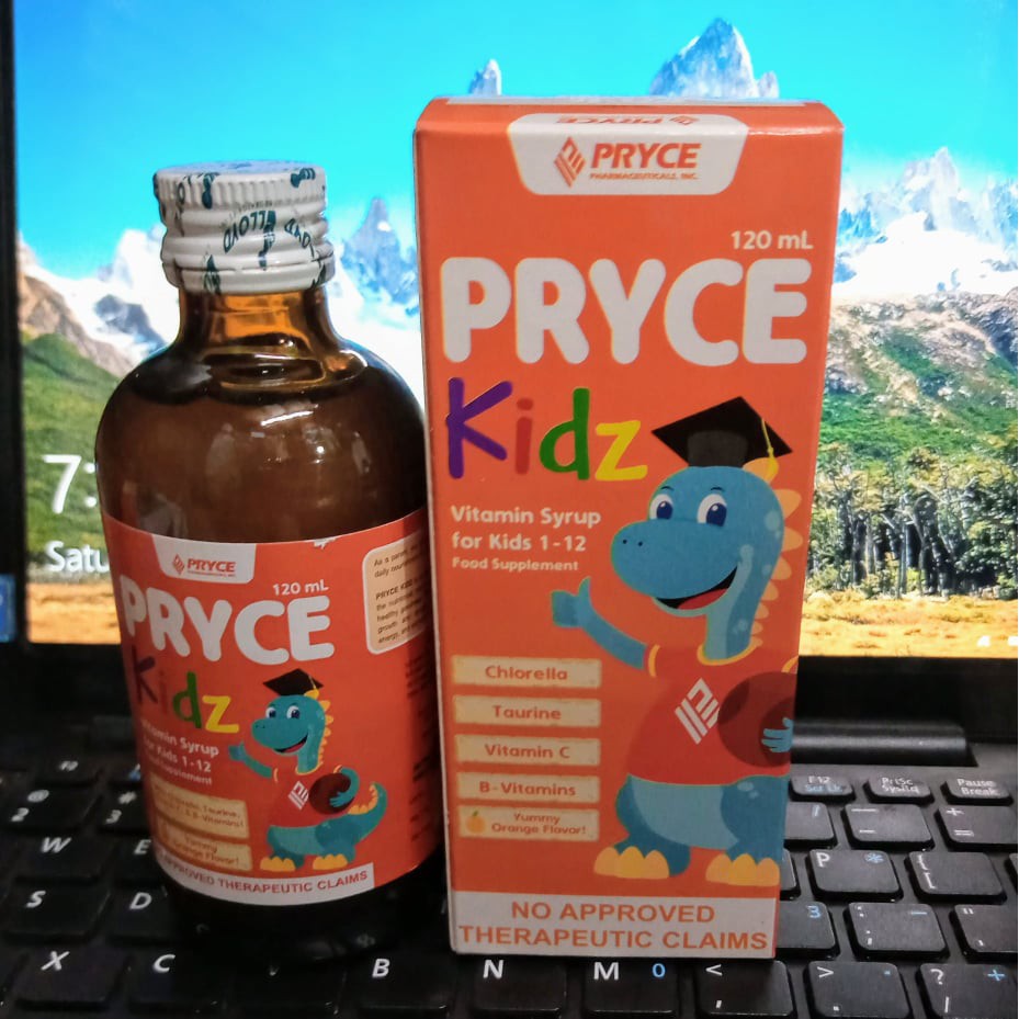 PRYCE KIDZ Vitamin C + B + Taurine + Chlorella - 120mL / 250mL Syrup ...