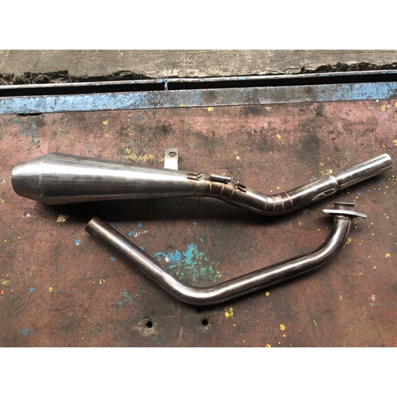 BULLET PIPE FOR XSR155 (2nd hand) | Shopee Philippines