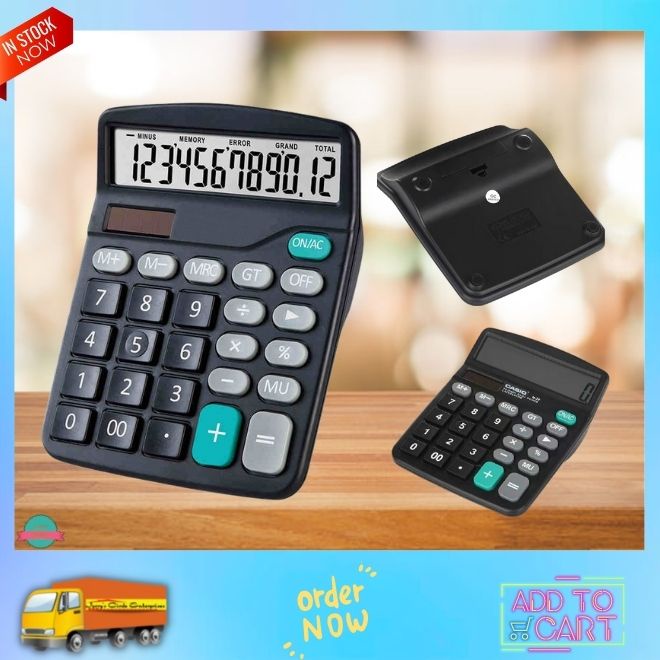 CASIO CALCULATOR / SOLAR PANEL & BATTERY CALCULATOR | Shopee Philippines
