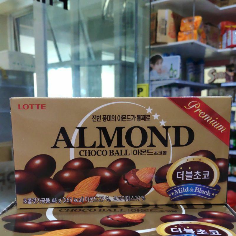 Lotte Almond Choco Ball 46g/Almond Choco Ball Cookies and Cream 32g ...