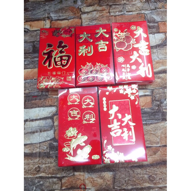 Red Envelope long Ang pao 20~25pcs/plastic box ️big | Shopee Philippines