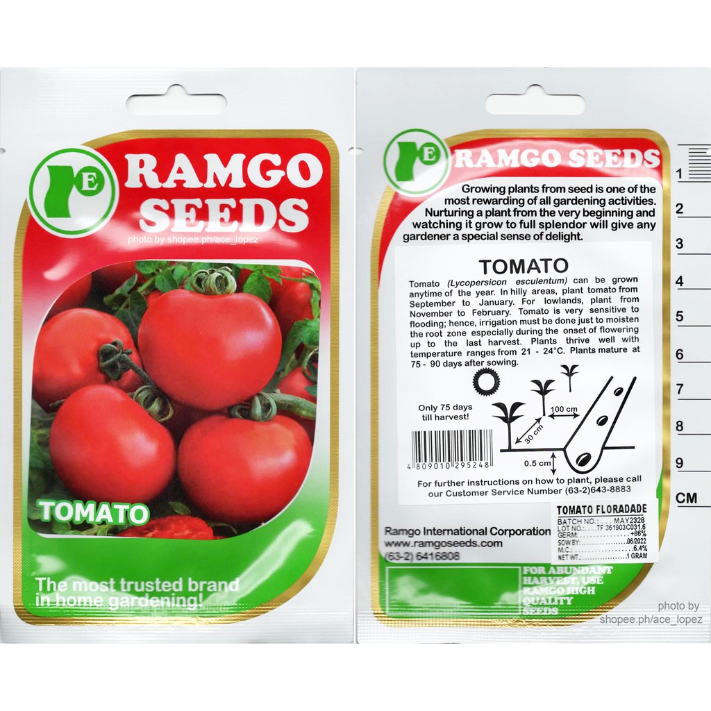 Ramgo Fruit & Flower Seeds RGS Sold per Pack per Variety _ALS2127 ...
