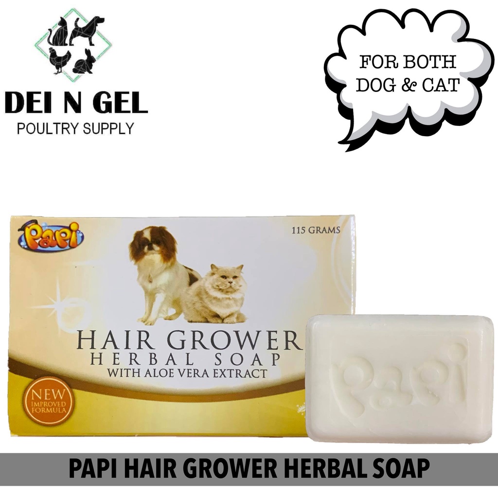 PAPI HAIR GROWER HERBAL SOAP FOR DOG AND CAT | Shopee Philippines