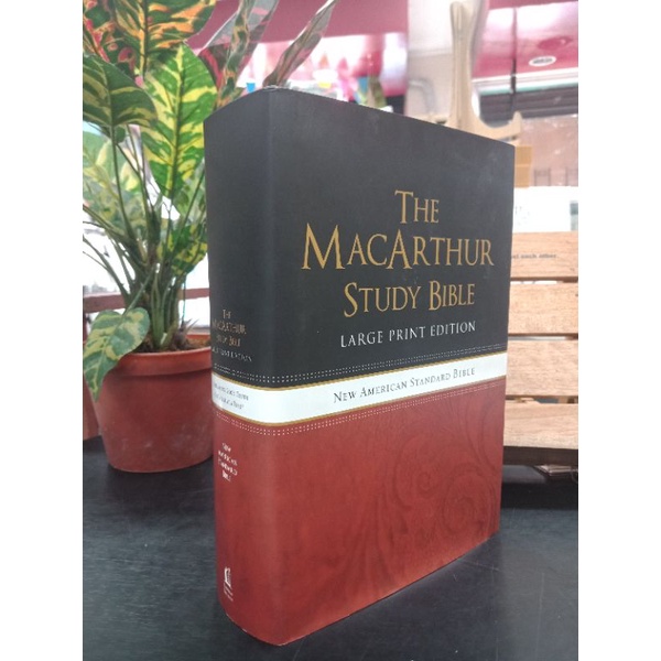 PCBS "THE MACARTHUR STUDY BIBLE" LARGE PRINT EDITION (NASB) | Shopee ...