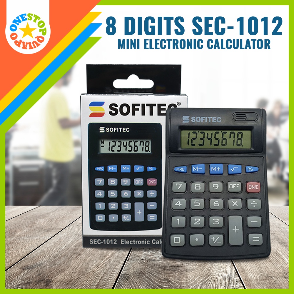 OSQ Sofitec 8Digits Calculator SEC-1012 | Shopee Philippines