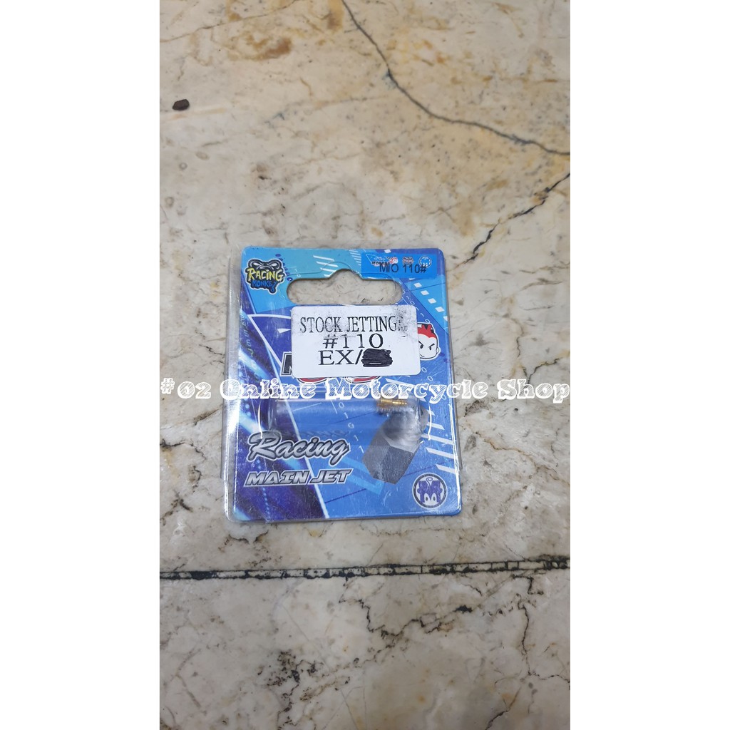 Racing Monkey Stock Jettings/Stock Carburetor (Mio Sporty/Soulty/Fino ...