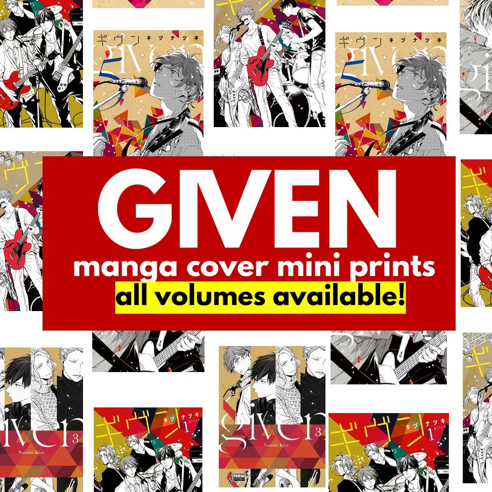 GIVEN Manga Cover Mini Poster Prints | Shopee Philippines