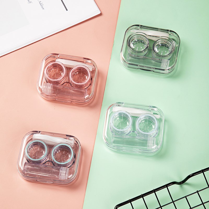 Eyeshare Random color Transparent Mini Contact Lens Case Container ...