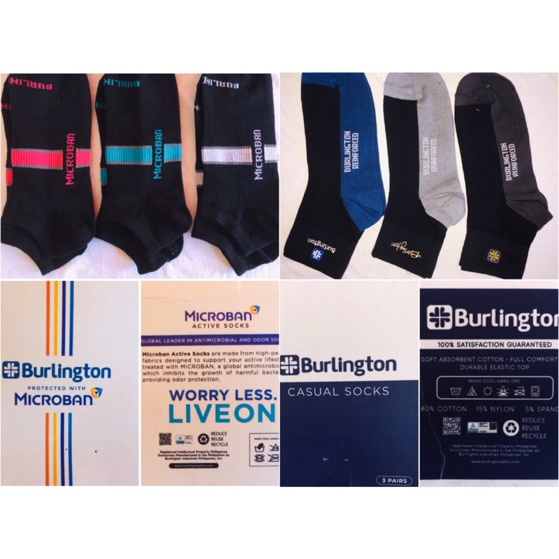 Burlington Socks/Footsocks (Formal/Casual) | Shopee Philippines