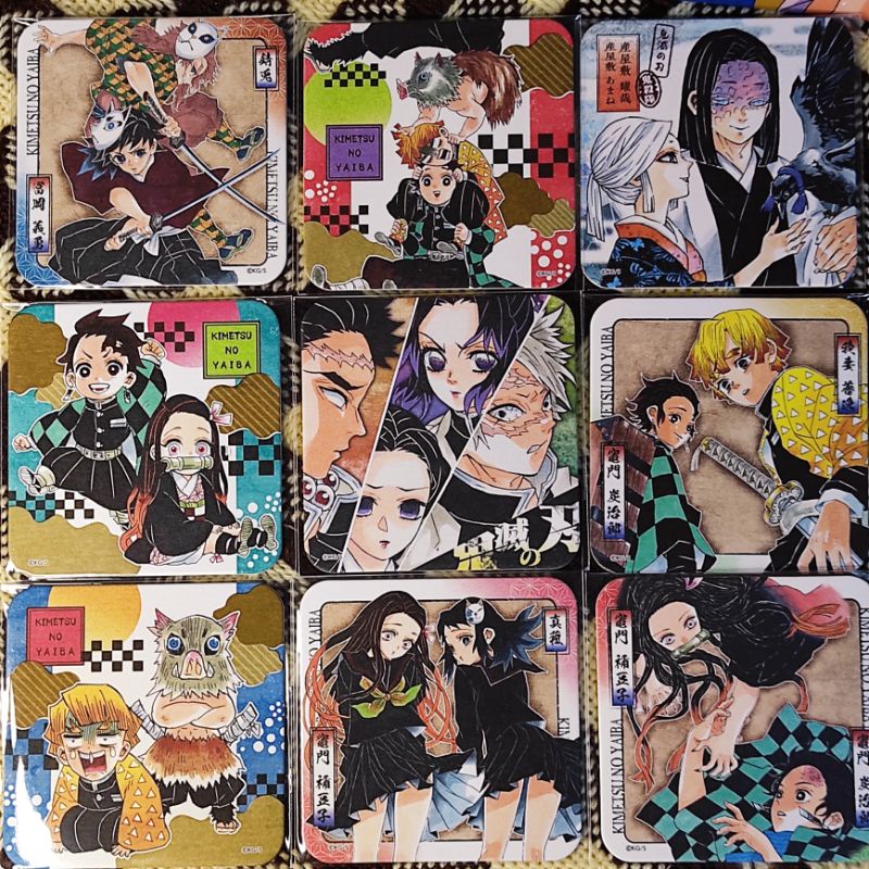 Demon Slayer ~ Coaster Board Manga Art Style | Shopee Philippines