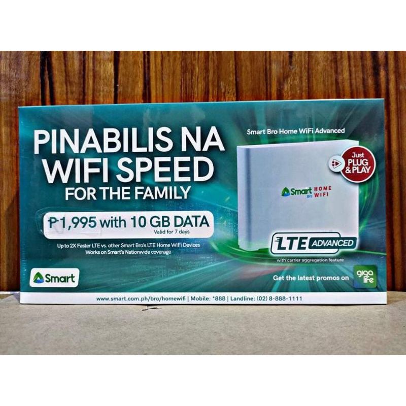 PLDT-SMART Prepaid Home Wifi Cat6 Boosteven R281 | Shopee Philippines