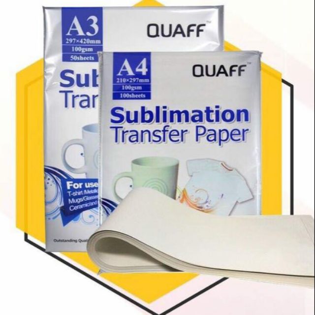 QUAFF SUBLIMATION PAPER A4 size | Shopee Philippines