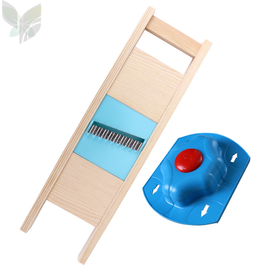 FRX Solid wood potato grid slicer potato net flower vegetable slicer ...