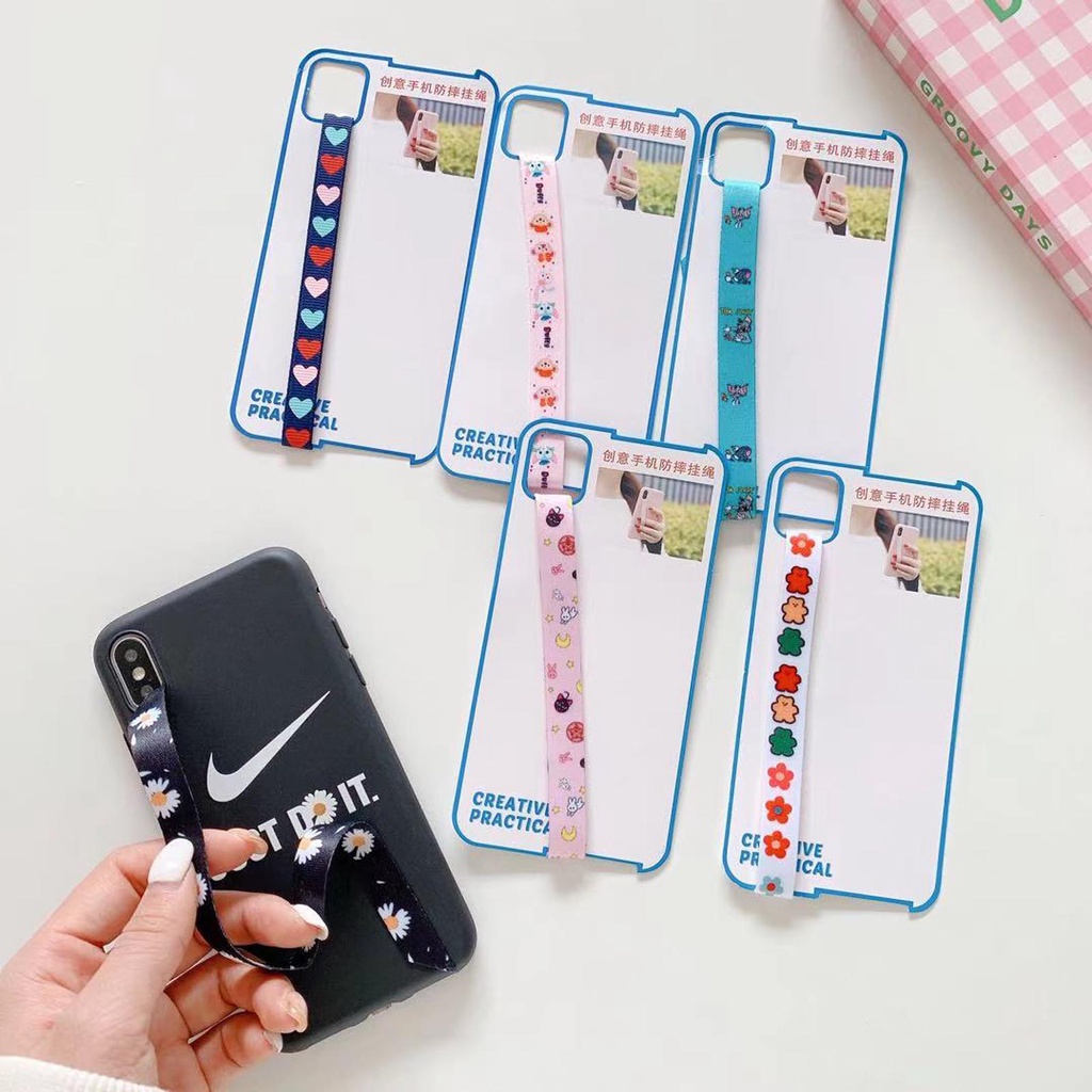 1pcs Soft TPU clear Wristband Hand Band silicone Grip Phone Hand Finger ...