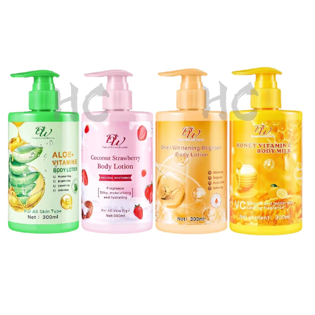 Body Moisturizing Whitening Brighten Lotion 300ml ( Aloe +VE / Honey ...