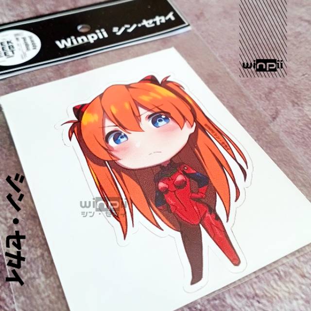Asuka Langley Soryu Anime Evangelion Stickers | Shopee Philippines