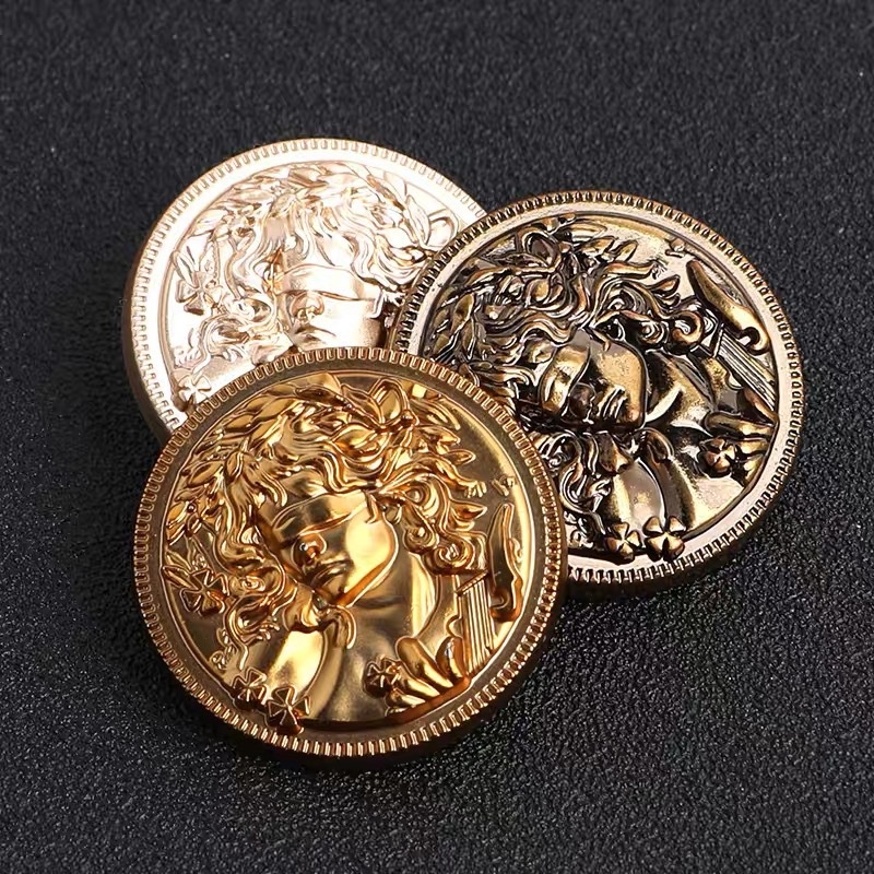 10 Pieces/lot European Vintage DIY Sewing Buttons Lady Avatar Design ...
