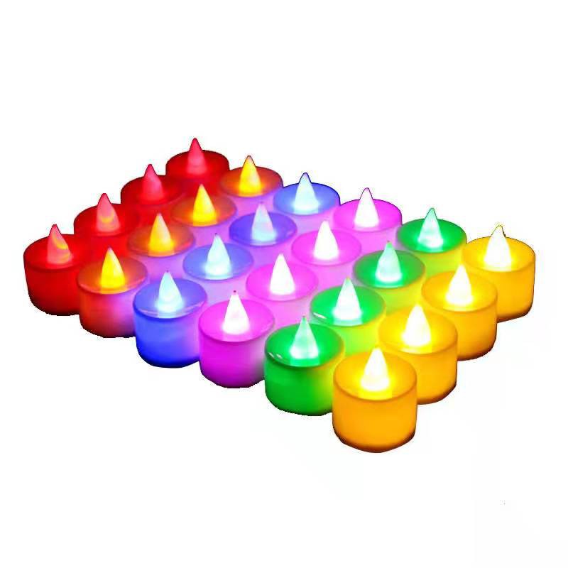 24Pcs/1Box FLAMELESS MINI LED TEA LIGHT CANDLE | Shopee Philippines
