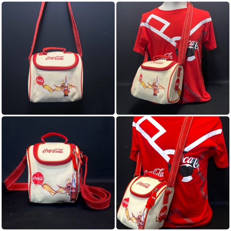 coke Bag Pocket Calico Big/Small coca cola | Shopee Philippines