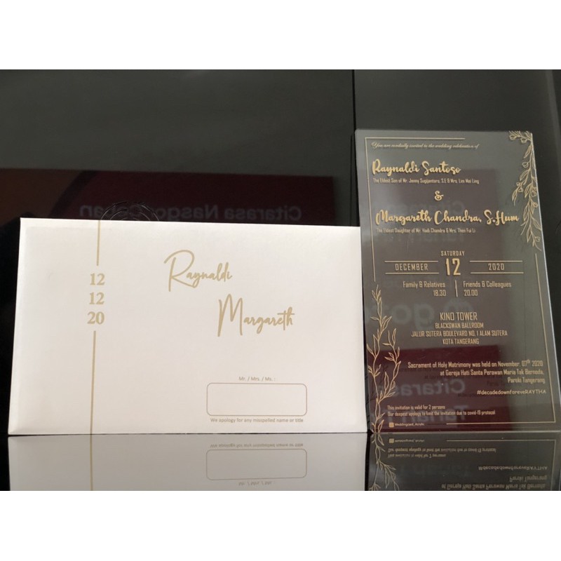 Acrylic Invitation/Acrylic Invitation Acrylic Invitation Card/Acrylic ...