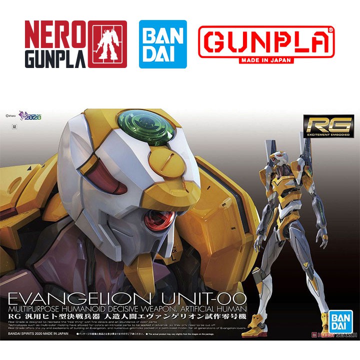 Bandai Evangelion RG 1/144 Evangelion Unit-00 Assembly Model (EVA Unit ...