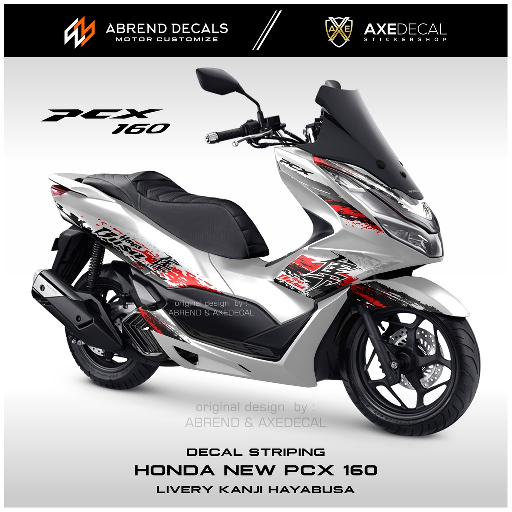 Striping Honda Pcx 160 New Kanji Hayabusa Racing/Pcx 160 Motorcycle ...