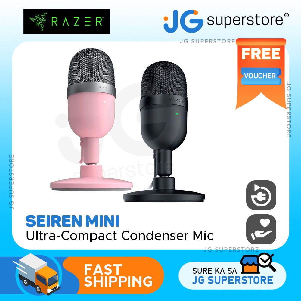 Razer Seiren Mini Condenser USB Mic Ultra-compact Super Cardioid for ...