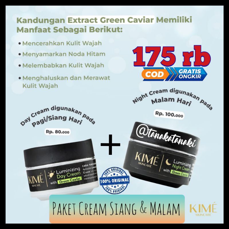 Kime SKINCARE BUNDLING CREAM Package day And night CREAM (day & night ...