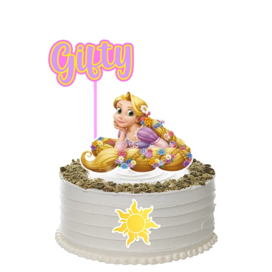 MATAHARI Rapunzel Body Sun Birthday Cake Topper / Birthday Cake ...