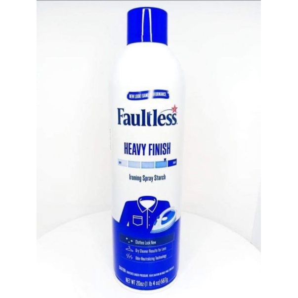 Faultess Heavy Finish Ironing Spray 587g (Almirol) | Shopee Philippines