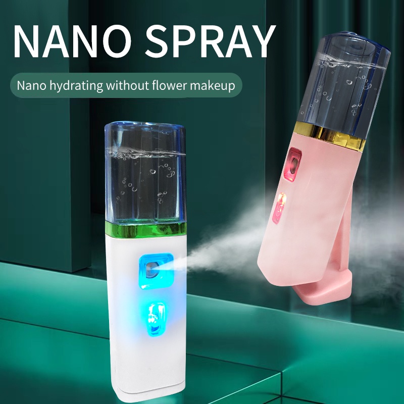 Mini Portable Humidifier Nano Facial Steamer Device Beauty Spray ...