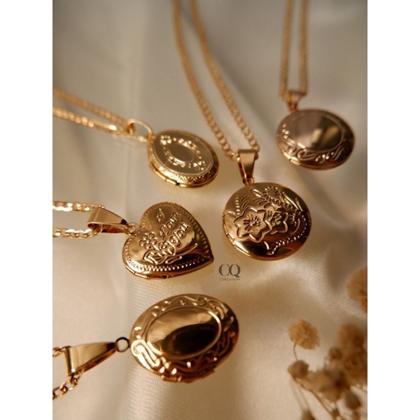 Vintage Mini Locket Stainless Steel | conqueen.ph | Shopee Philippines