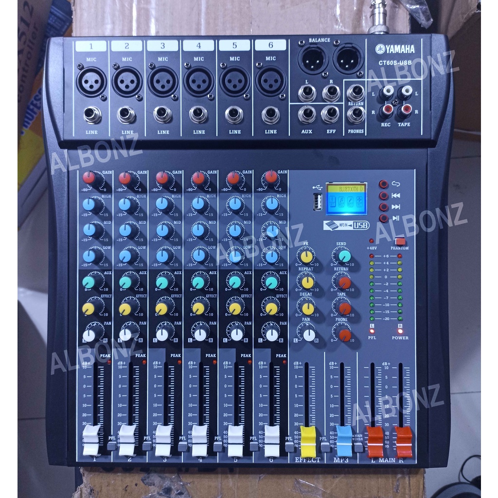 Yamaha CT60S-USB/BT 6 Channel Professional Mixer | Shopee Philippines