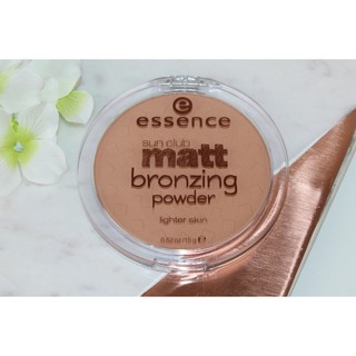 Essence Sun Club Matt Bronzing Powder | Shopee Philippines