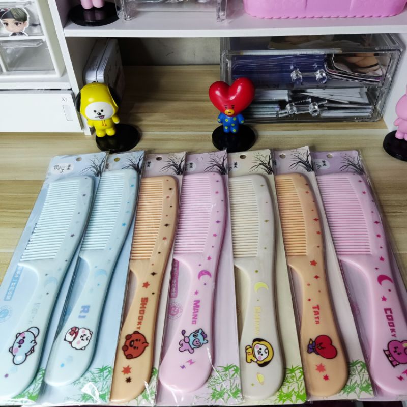 BTS-BT21 inspired Hair comb | Shopee Philippines