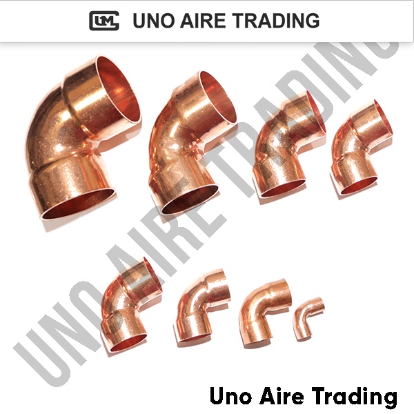 Copper Elbow 90deg Short Radius 1/4" | 3/8" | 1/2" | 5/8" | 3/4" | 7/8 ...