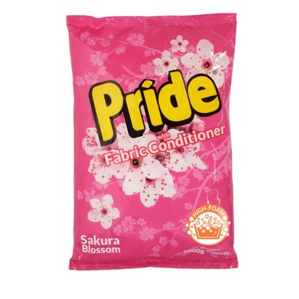 Pride Laundry Detergent Powder With Fabcon Sakura Blossom 1000g ...